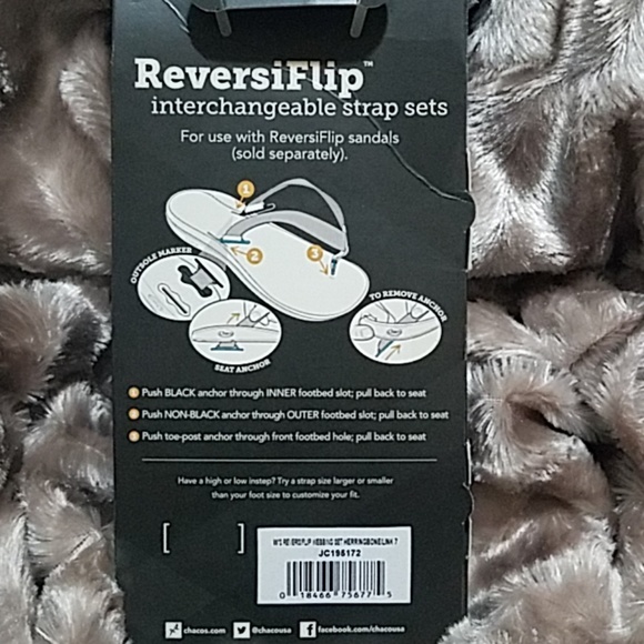 Chaco | Shoes | New Chaco Reversiflip Interchangeable Strap Set 7 ...